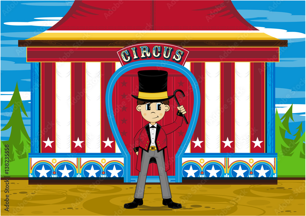 Cute Ringmaster Clipart
