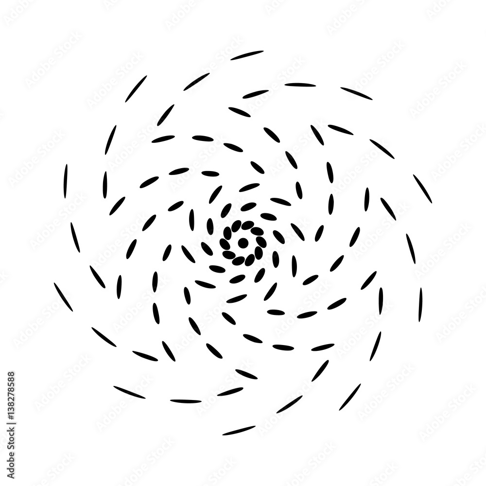 Vector black dot background. Abstract shape pattern. Technology ...