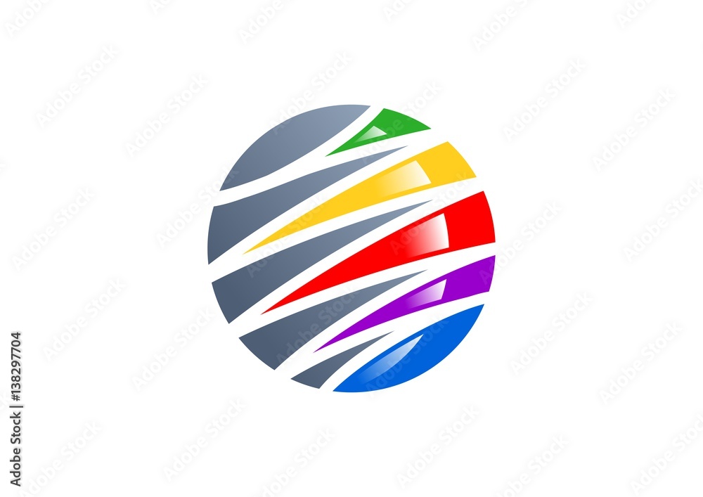 Rainbow Globe Logo