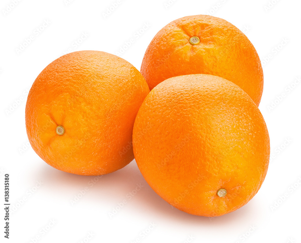 oranges isolated Stock Photo | Adobe Stock