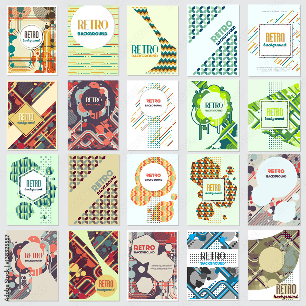 Old retro Vintage style background Design Template Stock Vector | Adobe ...