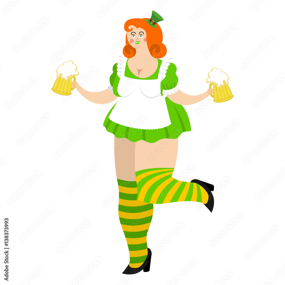 Female Leprechaun Clipart Or Emoji