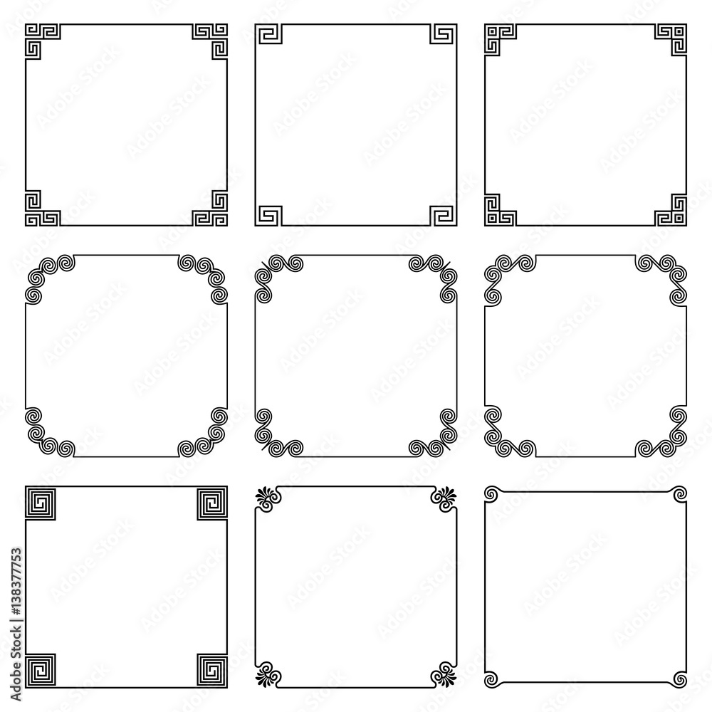 Simple Frame Vector Square