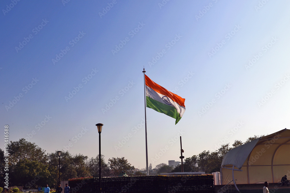 Tiranga (Tri coloured) the national flag of India Stock Photo | Adobe Stock