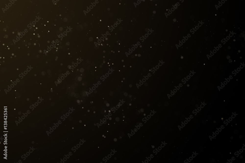 Abstract Dust Particle Background with Light Leak with Narrow Depth of ...