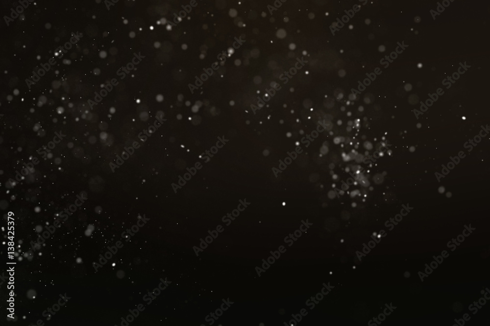 Abstract Dust Particle Background with Light Leak with Narrow Depth of ...