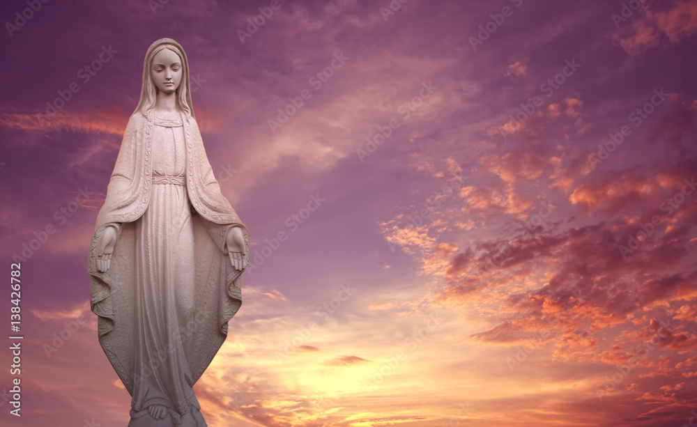 Virgin Mary symbol of love and kindness Stock Photo | Adobe Stock