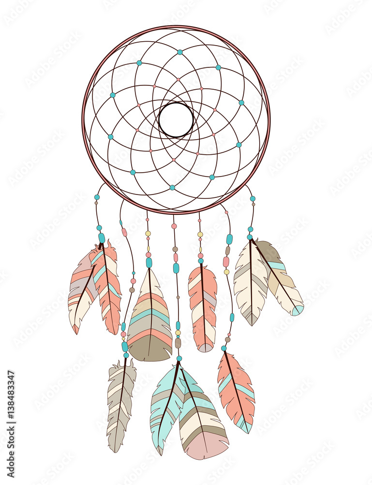 Boho Dream Catcher Drawings