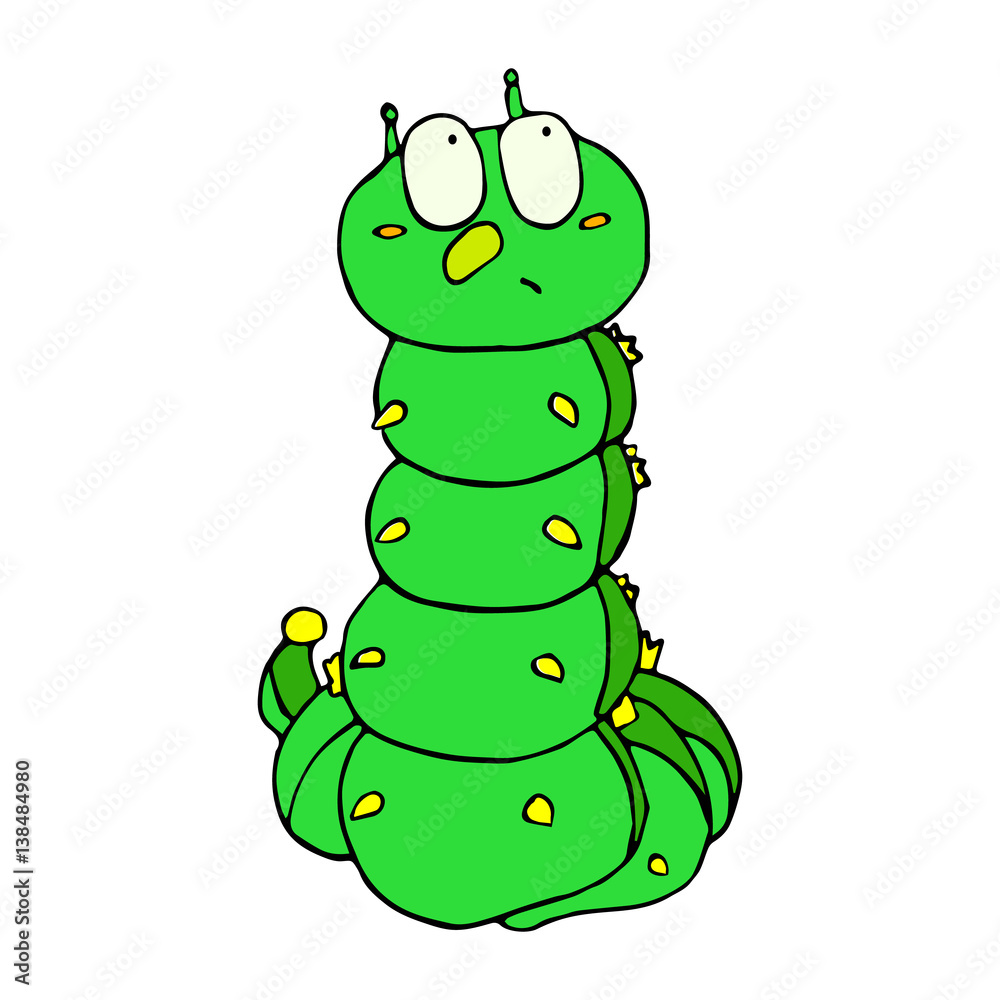 Grub Worm Cartoon