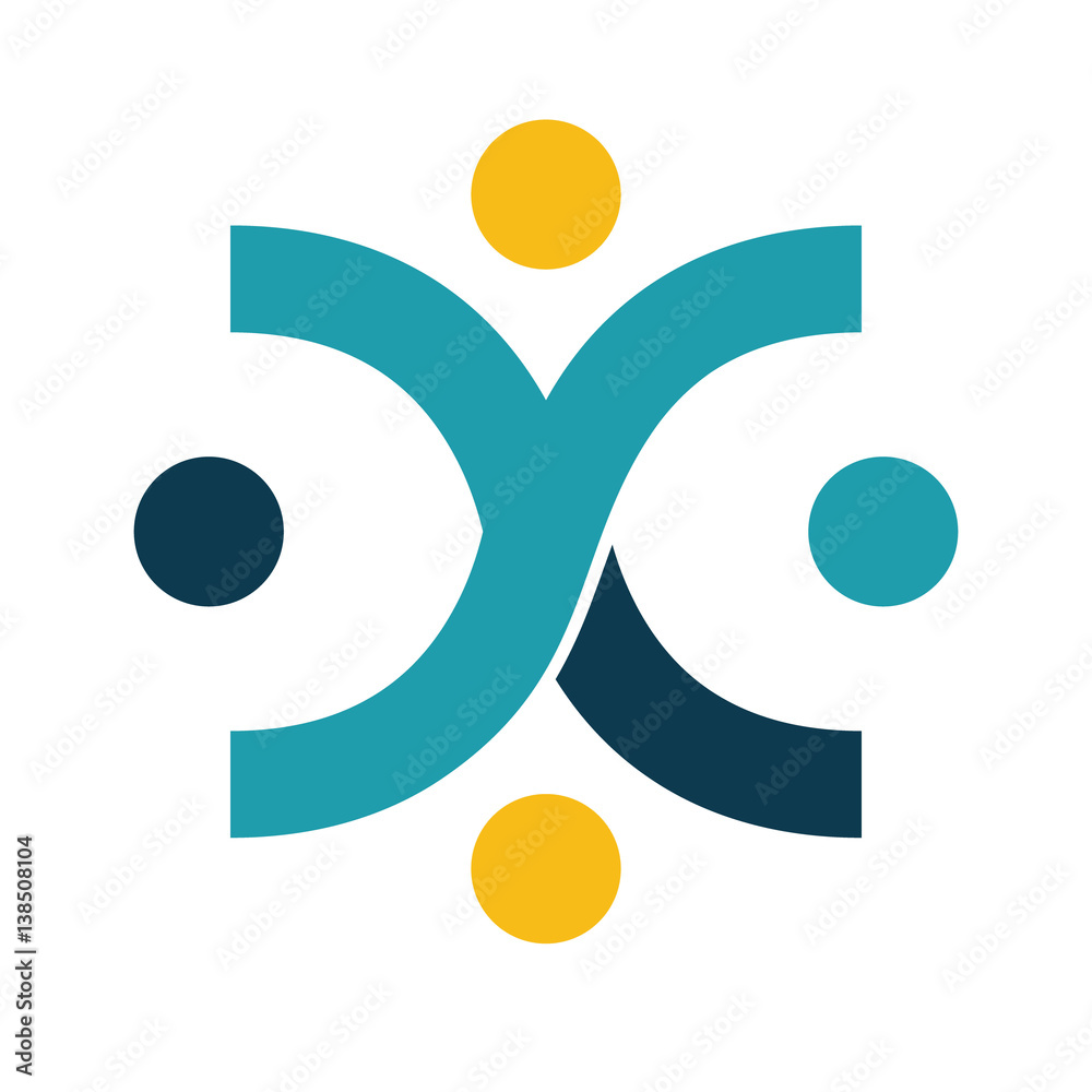 Make impact creating innovation of human potencial logo icon Stock ...