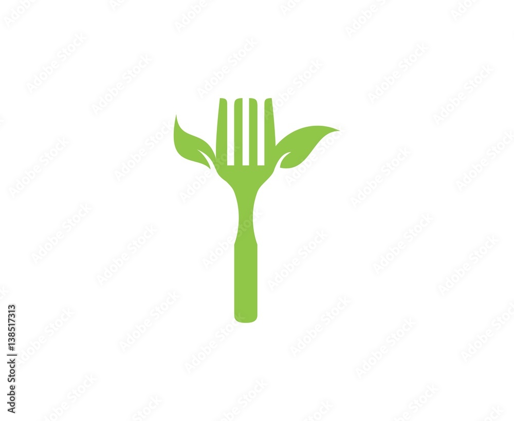 Fork logo Stock Vector | Adobe Stock