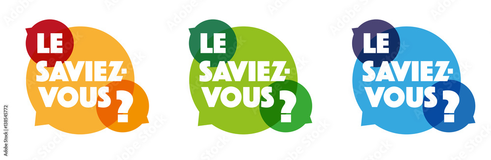 Le saviez-vous ? Stock Vector | Adobe Stock