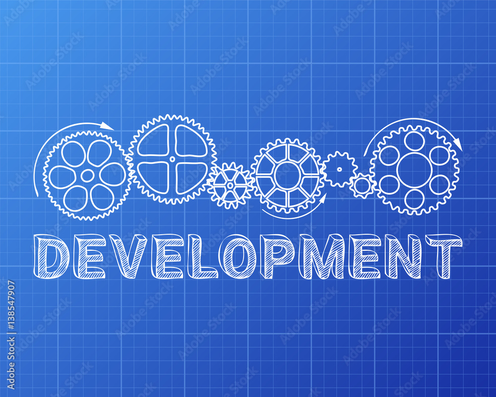 Development Blueprint Stock Vector | Adobe Stock
