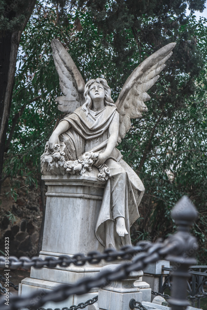 Sad Angel Statue