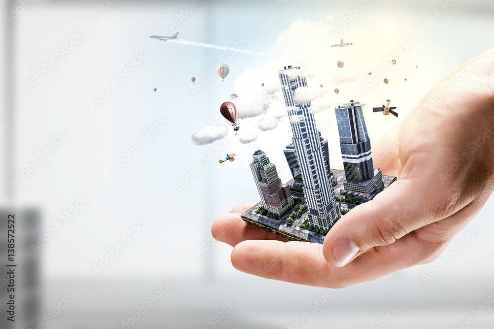 My new development project . Mixed media Stock Photo | Adobe Stock