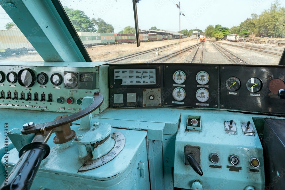 Indian Railway Engine Interior