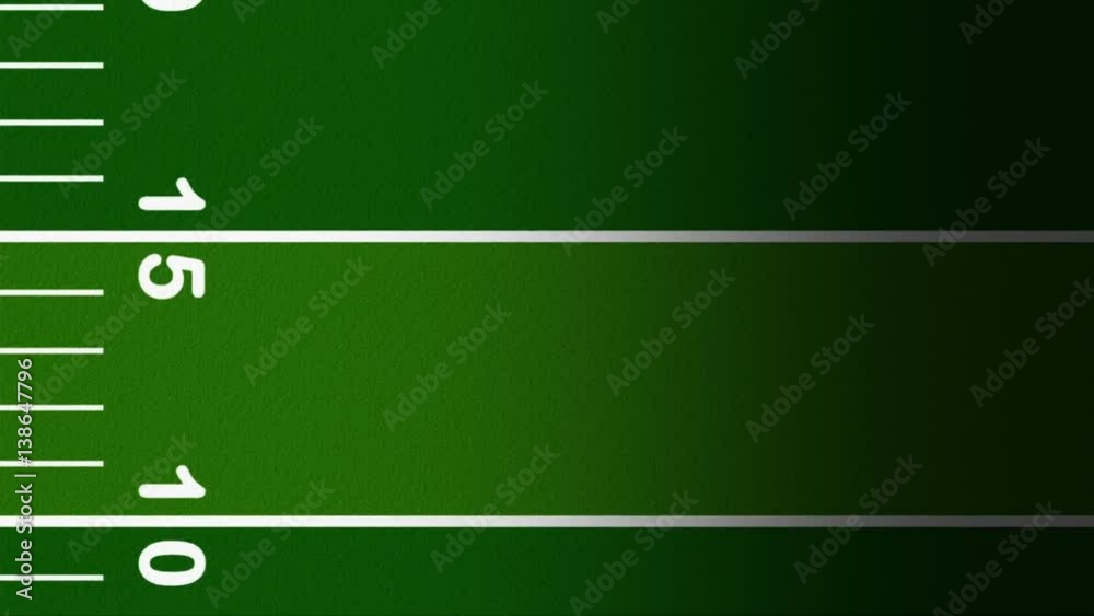Gridiron Loop - Seamless loop features scrolling football field edge ...