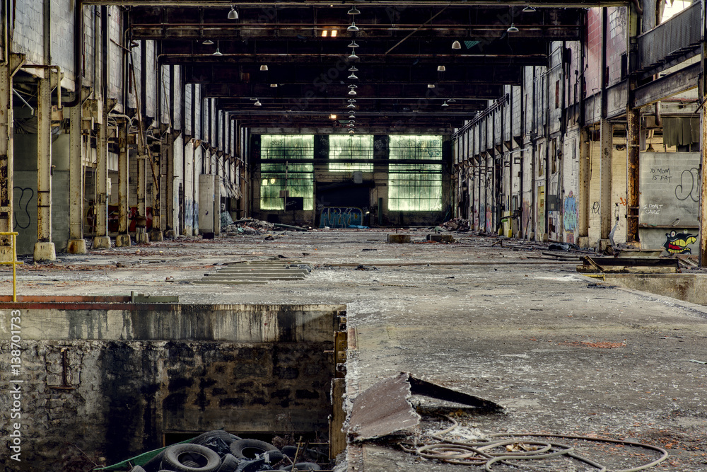Abandoned Factory - Buffalo, New York Stock Photo | Adobe Stock