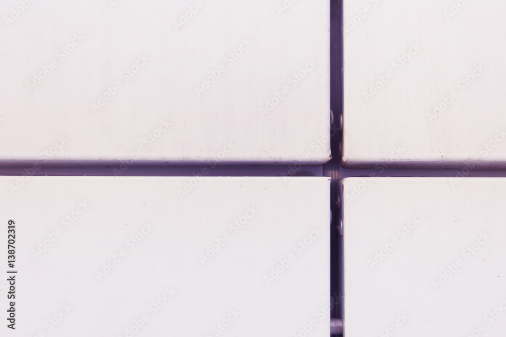 Connection between aluminum panels ventilated facade Stock Photo ...