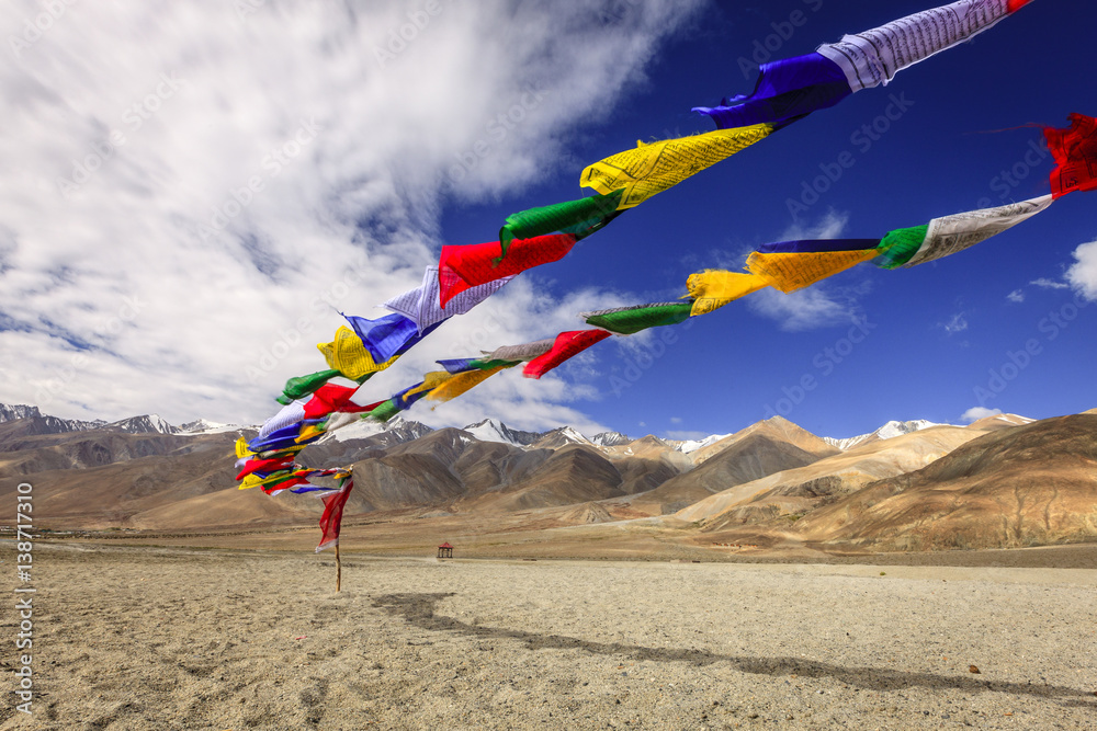 Buddhist prayer flags Stock Photo | Adobe Stock