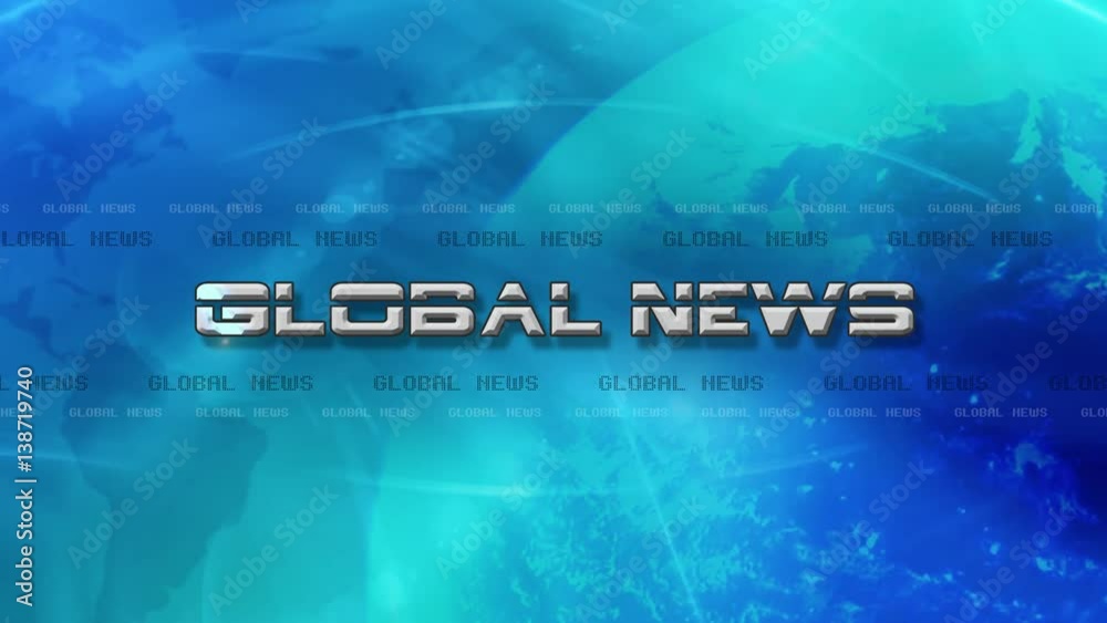 Breaking News 4K Animation - Lens Flare Text Flying in Transition ...