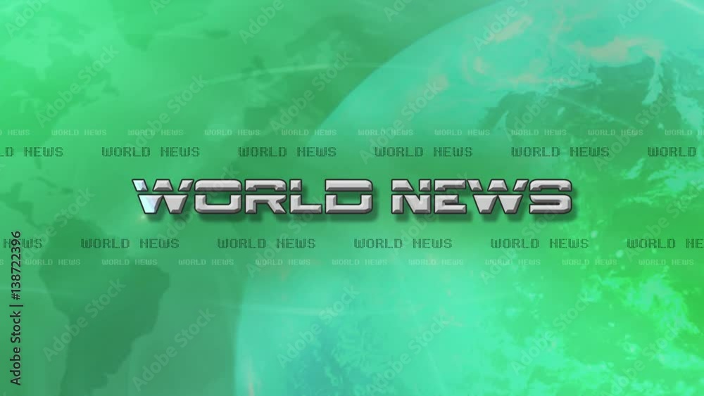 Breaking News 4K Animation - Lens Flare Text Flying in Transition ...