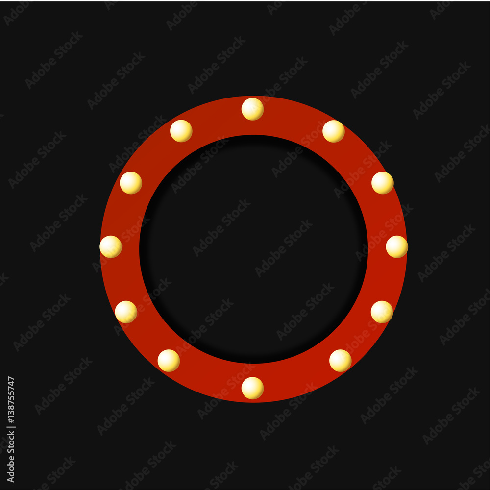 Vector modern retro billboard background with place for your text Stock ...