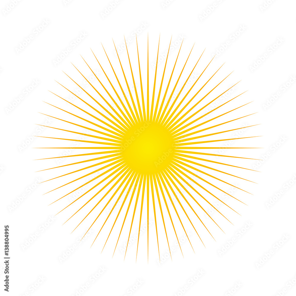 Sun Rays Vector