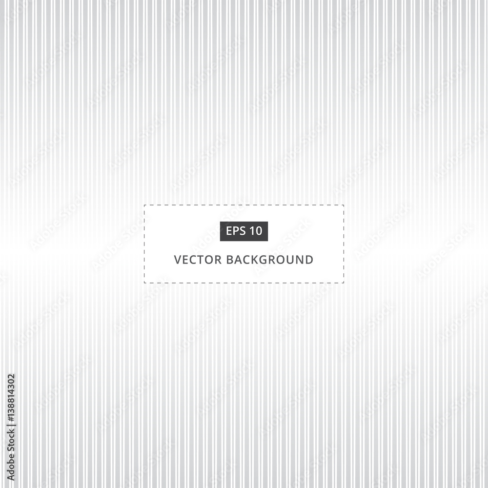 Abstract grey and white background of vertical straight lines pattern ...