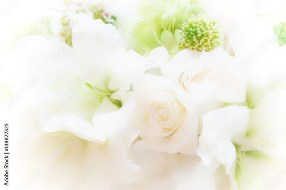 Beautiful soft focus flower with morning sunlight background ...