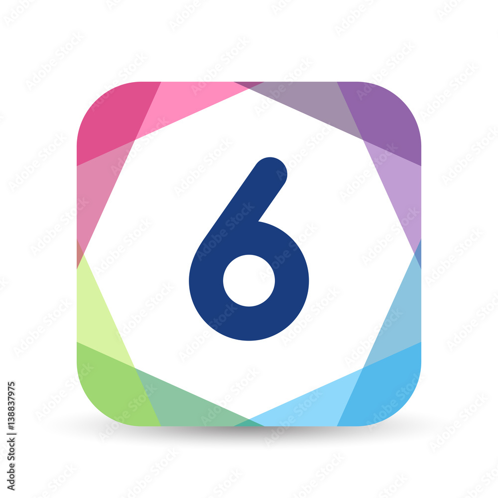 Origami Mobile App Icon Series Stock Vector | Adobe Stock