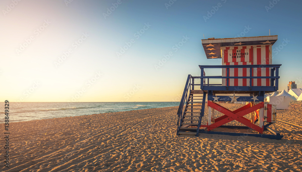 Lifeguards, Baywatch at Miami Beach Stock Photo | Adobe Stock