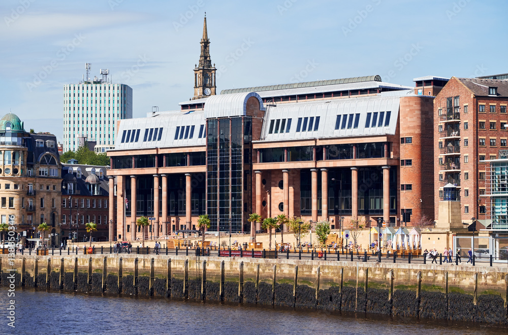 Newcastle Crown Court on the River Tyne. Stock Photo | Adobe Stock
