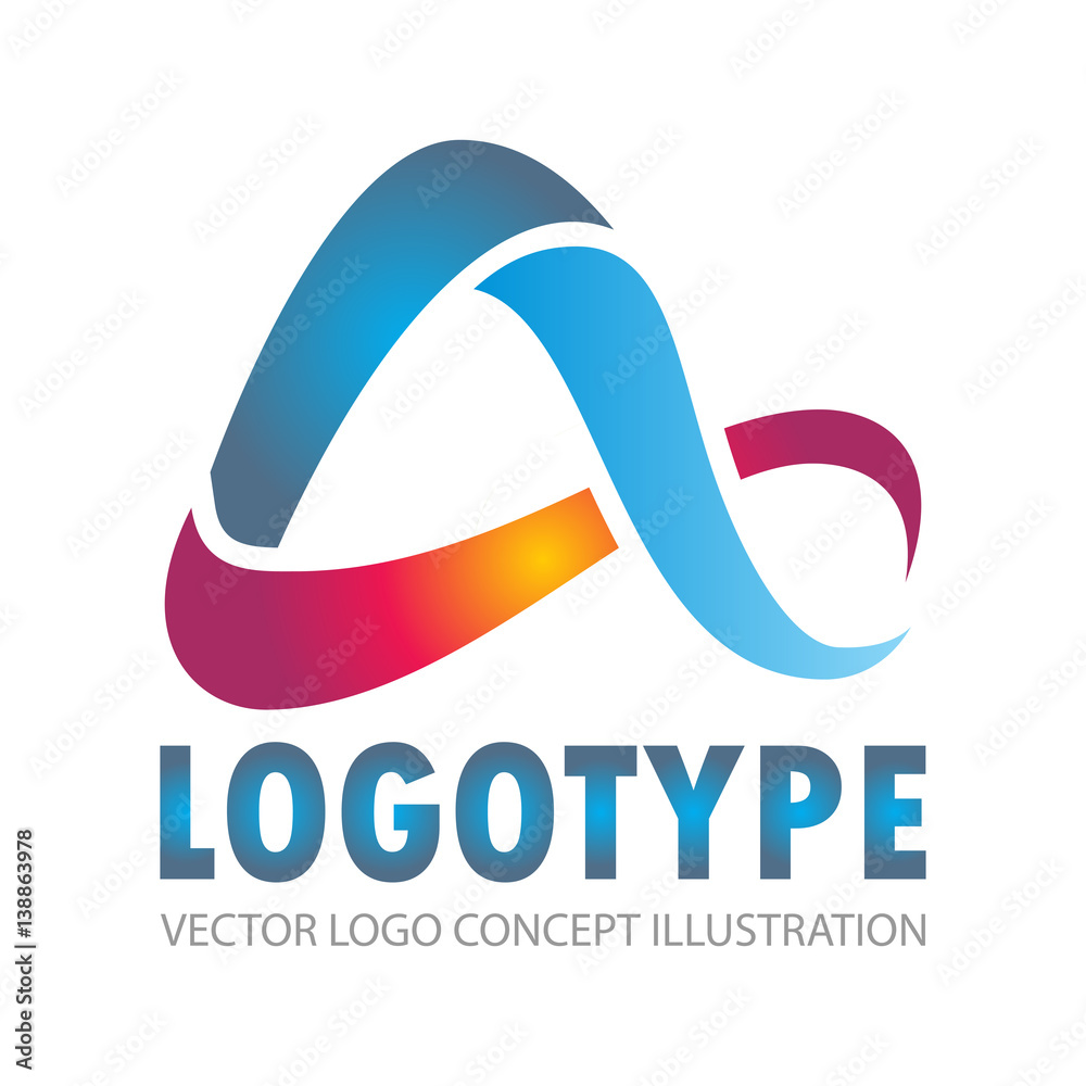 letter A abstract alpha vector logo Stock Vector | Adobe Stock