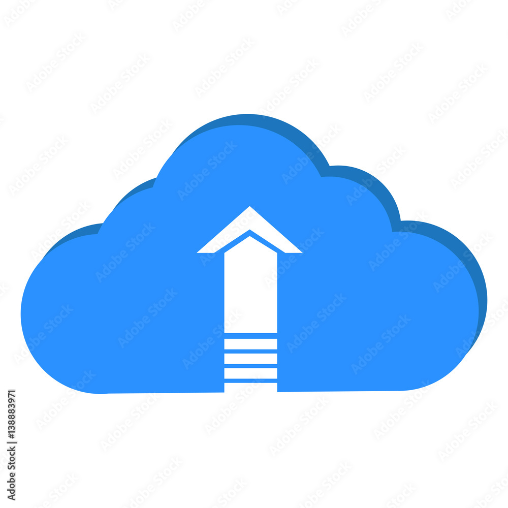 Abstract cloud computing graphic design, Vector illustration Stock ...