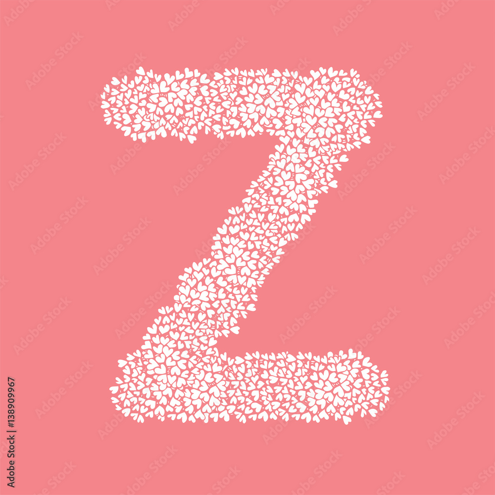 Z Alphabet In Heart