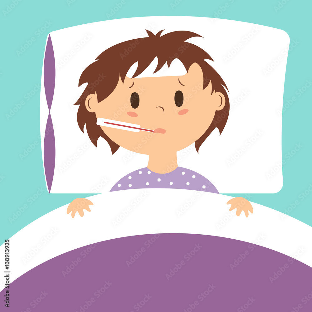 Home Sick Clipart