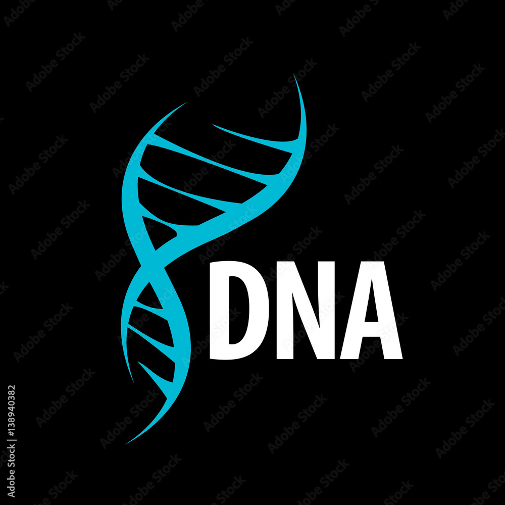 vector logo dna Stock Vector | Adobe Stock