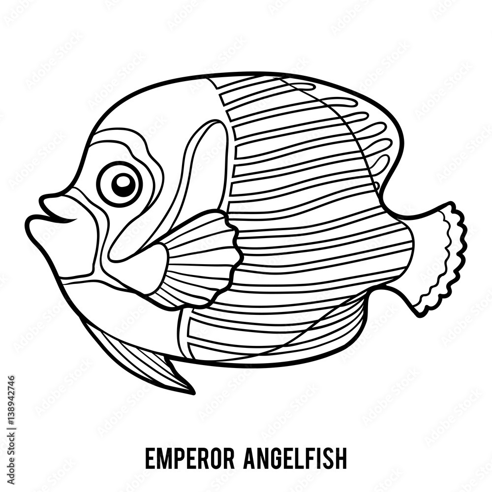 Angelfish Coloring Pages