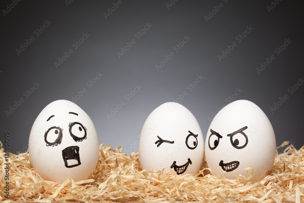 Scared Egg Faces