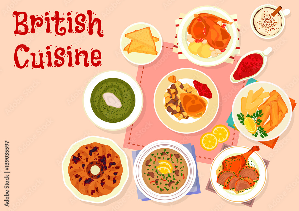 Traditional British Food Menu