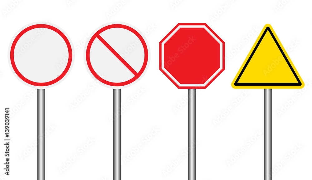 Blank Highway Signs Clip Art