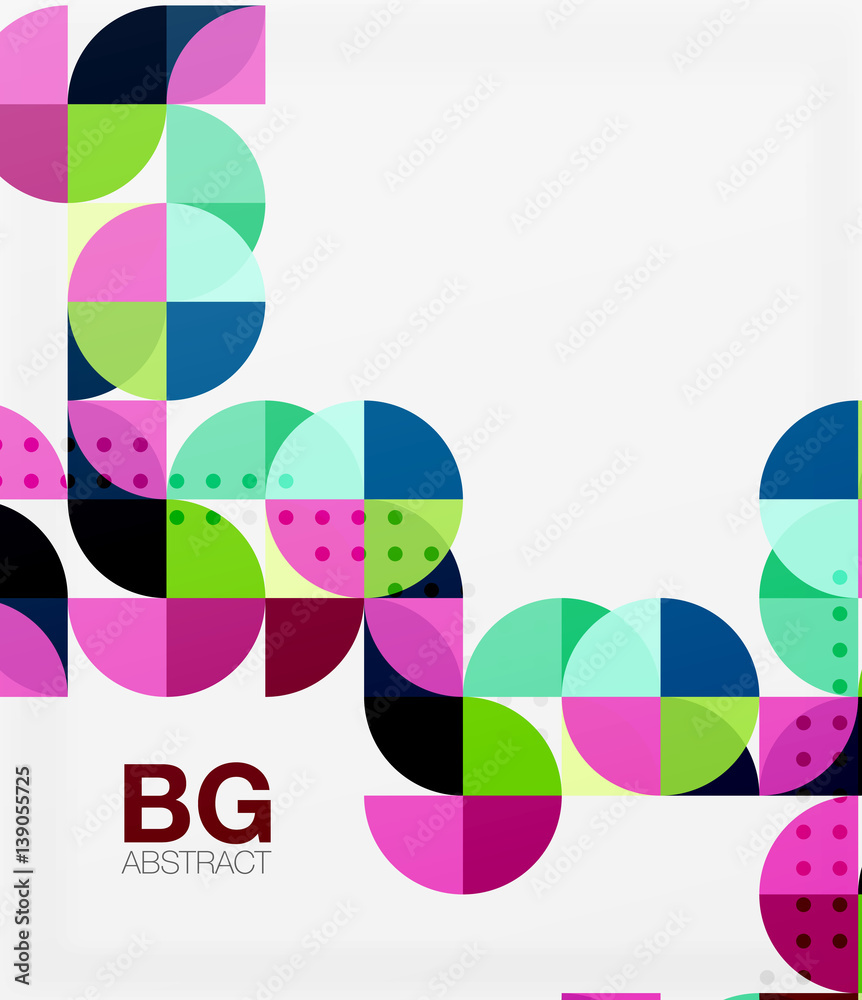 Circle banner background Stock Vector | Adobe Stock