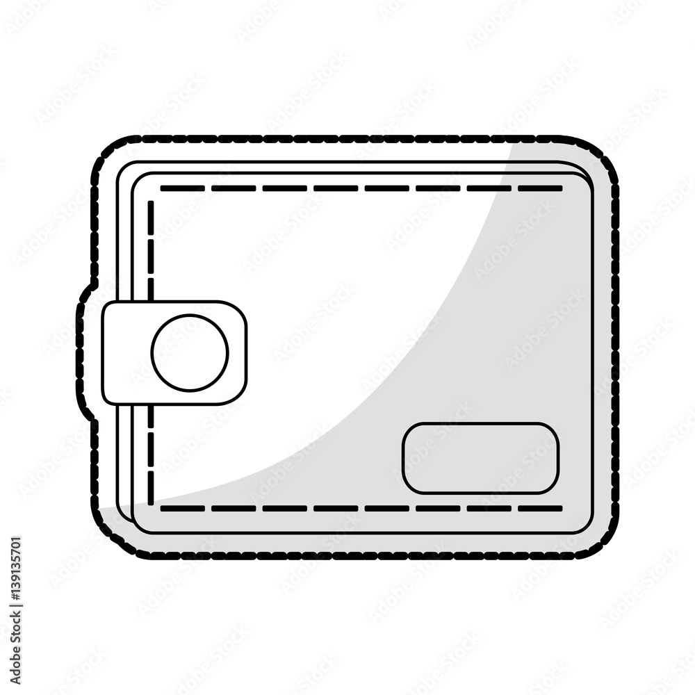 closed wallet icon image vector illustration design Stock Vector ...