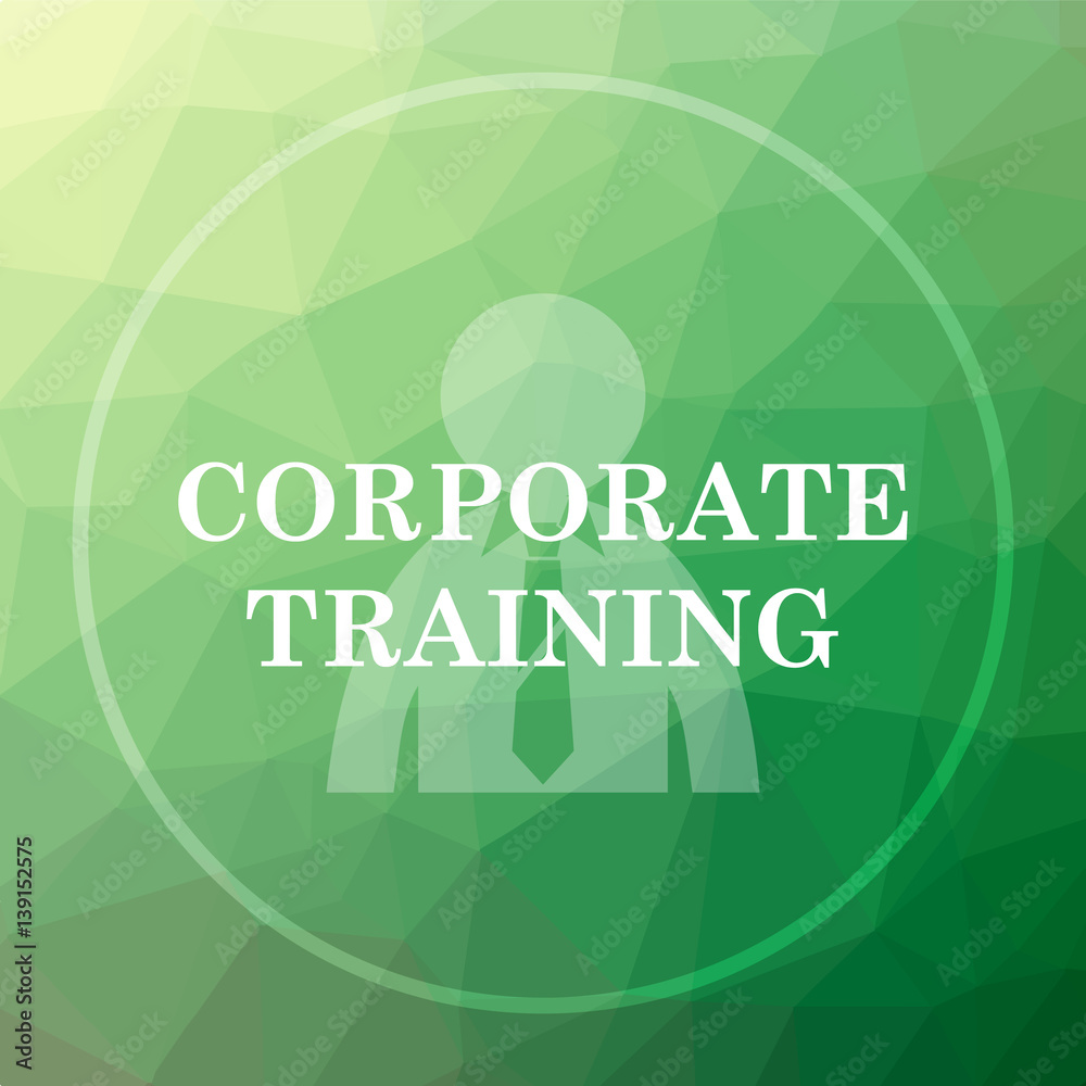 Corporate training icon Stock Illustration | Adobe Stock