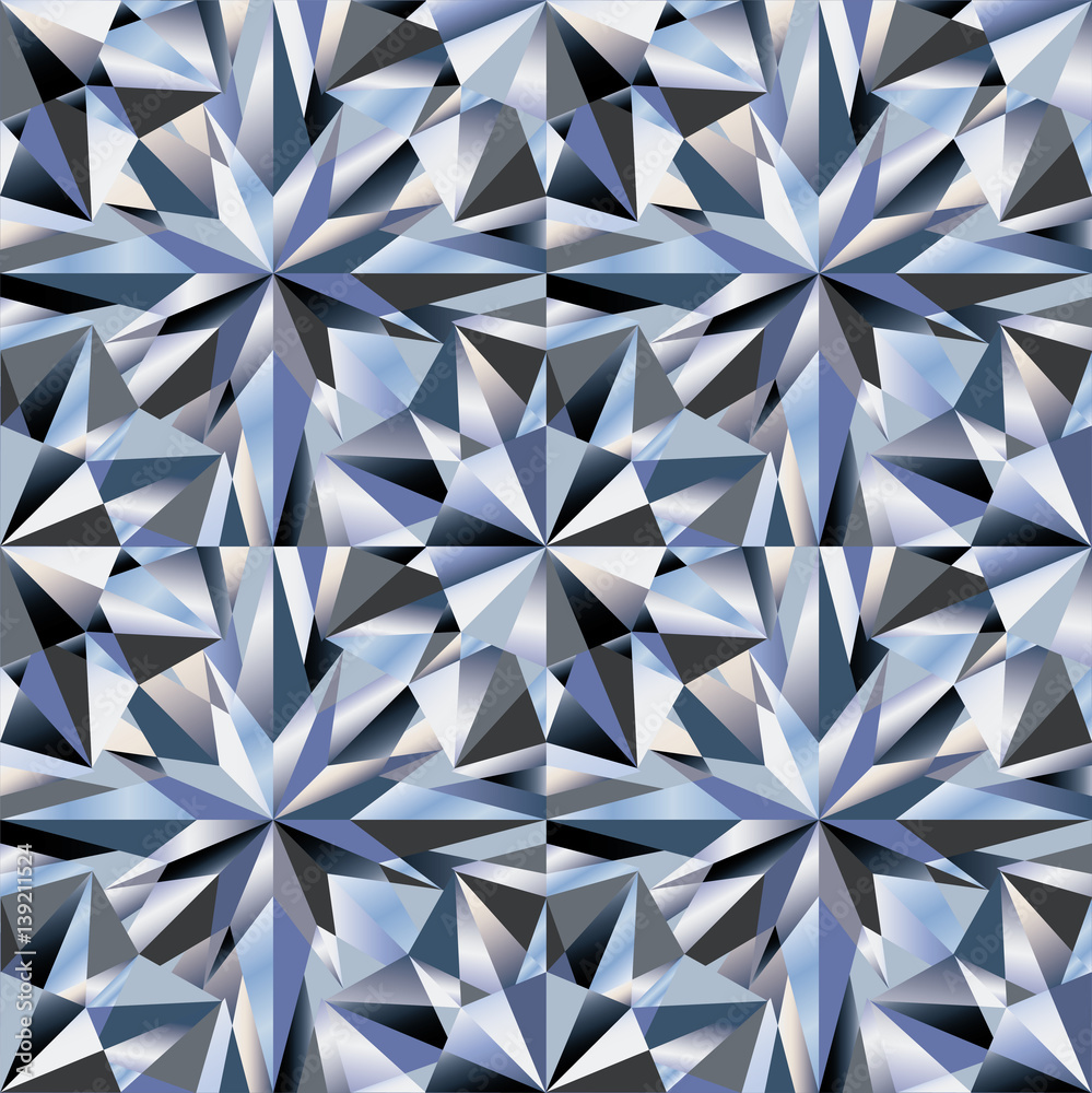 Diamond texture seamless, vector illustration Stock Vector | Adobe Stock