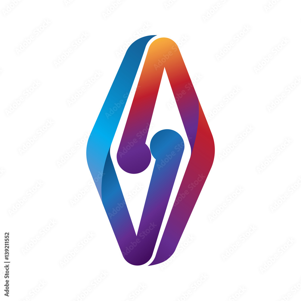 Vector abstract letter CC logo design concept. Origami paper icon set ...