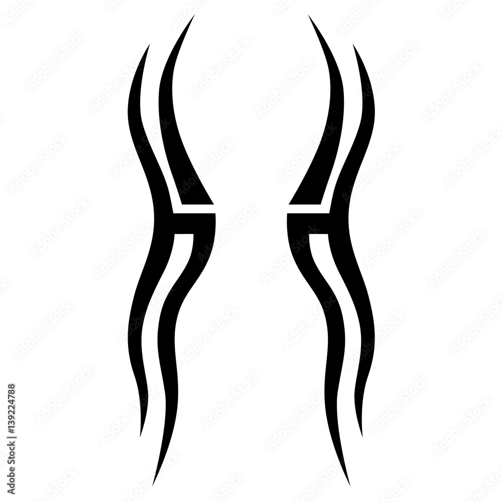 Tribal designs. Tribal tattoos. Art tribal tattoo. Vector sketch of a ...