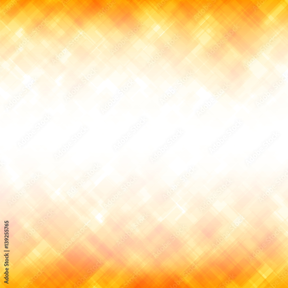 Abstract Yellow Background. Square Mosaic Pattern. Template Design for ...