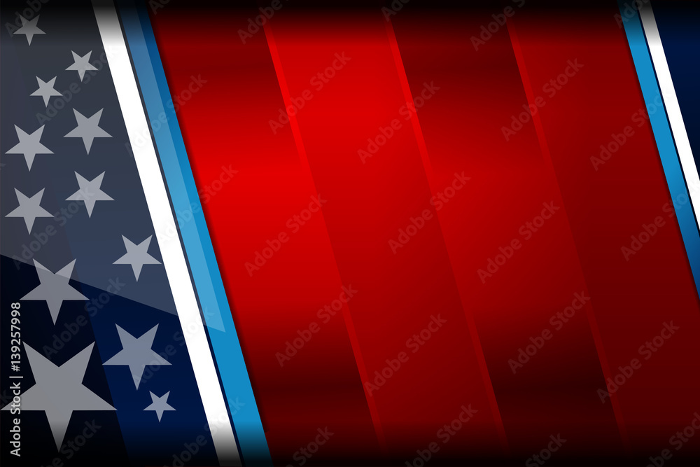 USA Flag Color Backgrounds, vector illustration Stock Vector | Adobe Stock